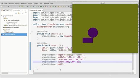 6 LibGDX ShapeRenderer Dibujar Figuras Geometricas YouTube