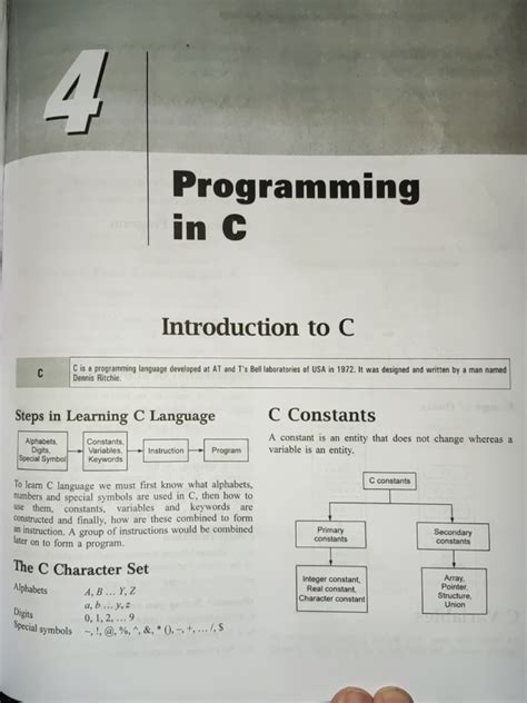 an introduction to programming in c data types constants variables and a simple print
