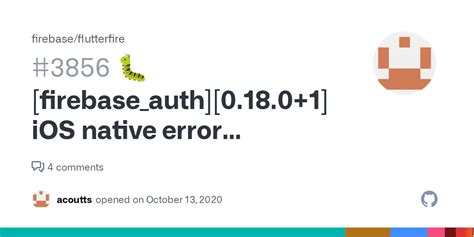 🐛 [firebase auth][0 18 0 1] ios native error messages not being bubbled up to dart an internal