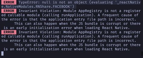 typeerror null is not an object evaluating reactnative nativemodules rnshare facebook