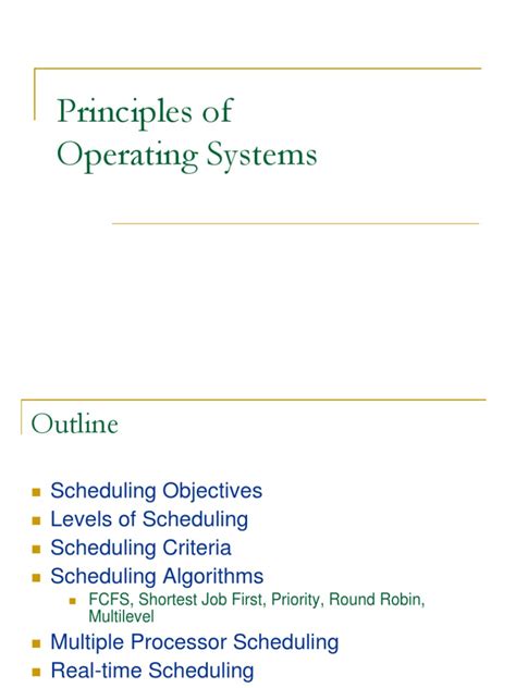 4 scheduling pdf scheduling computing process computing