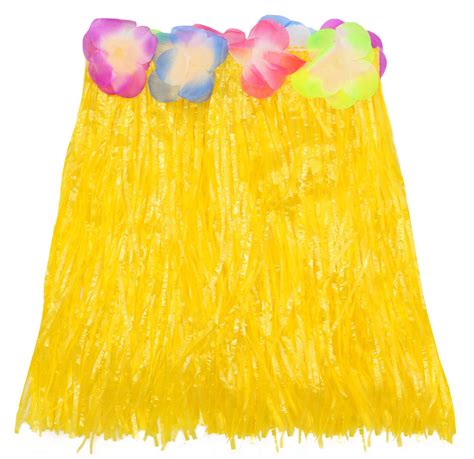 Hawaiian Hula Skirts Flower Waistband Luau Summer Party Hen Fancy Dress Costume Ebay