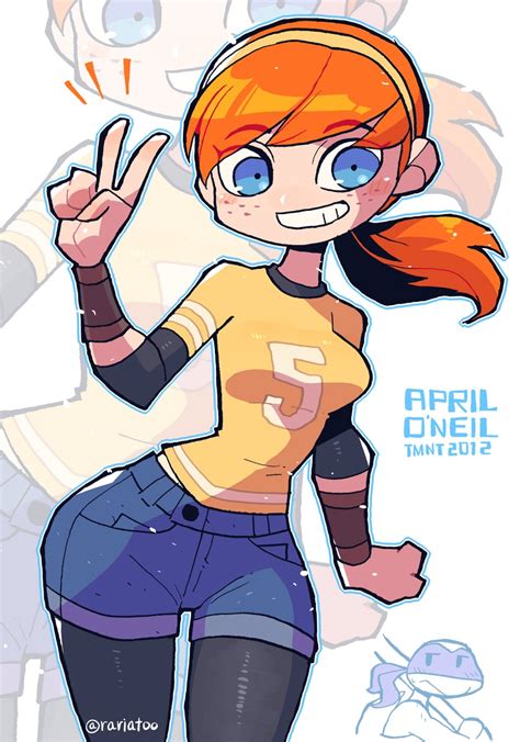 April Oneil And Donatello Teenage Mutant Ninja Turtles And 1 More Drawn By Rariattoganguri