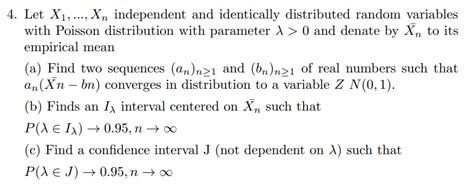 solved 4 let x1 … xn independent and identically