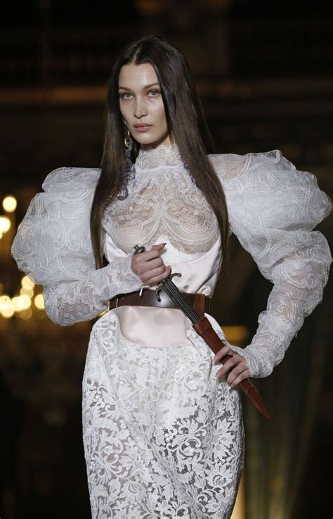 Bella Hadid Naked Tits At Vivienne Westwood Ready To Wear Fall Winter 2020 Paris The Fappening