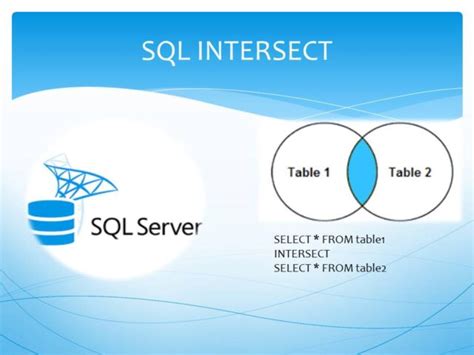 Sql Intersect Combina Dos O M S Consultas Sqlserverdb
