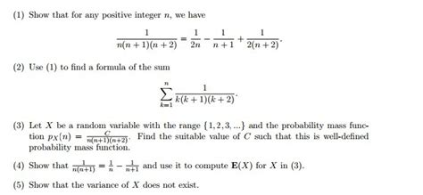 show that for any positive integer n we have 1 n n