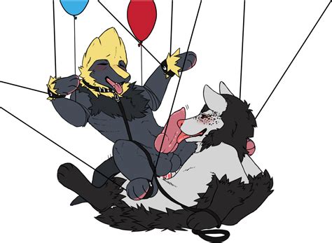 Rule 34 Balloon Black Fur Blue Fur Blush Bondage Collar Cum Fur Furry Furry Only Gay Grey Fur