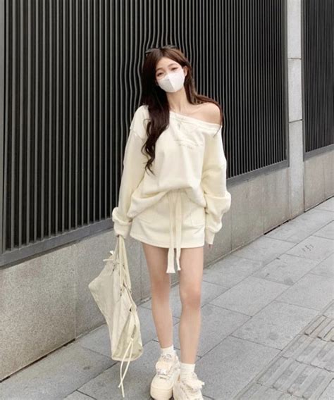 무료배송 코디세트 맨투맨 스커트 주말데이트 캐주얼코디셋업 아이보리 다크그레이 브라운 겨울코디 셋업