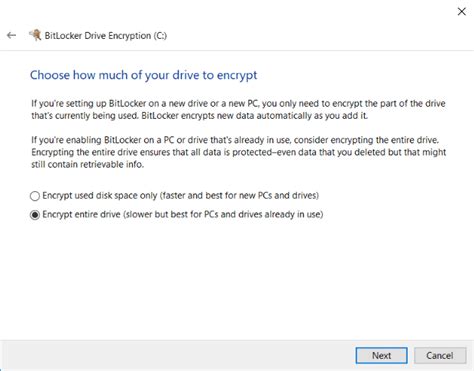 come eseguire la crittografia dell intero disco in windows 10 moyens i o