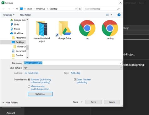Cara Mengubah Dokumen Excel Ke PDF Dengan Hp PC Dan Secara Online