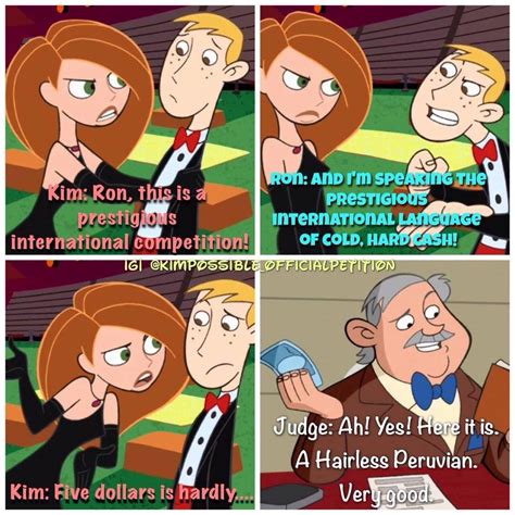 Kim Possible And Ron Stoppable In Rufus In Show Season 3 Kim And Ron Kim Possible Kim