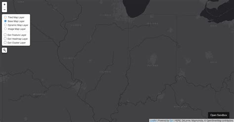 React Esri Leaflet Example Forked Codesandbox