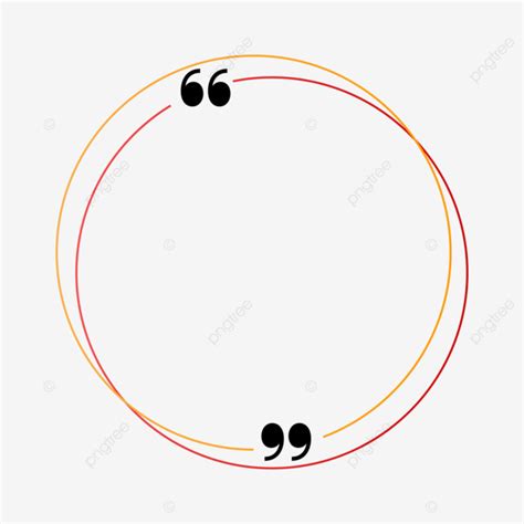 Yellow And Red Circular Line Quotes Text Box Vector Yellow And Red