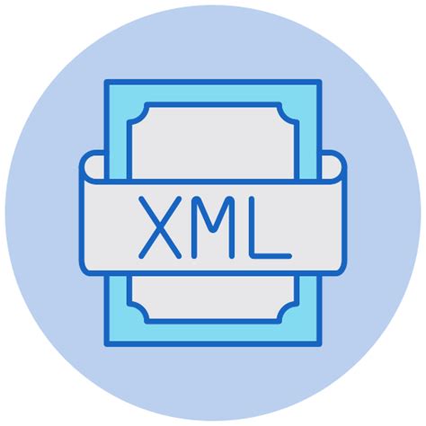 Xml Generic Color Lineal Color Icon