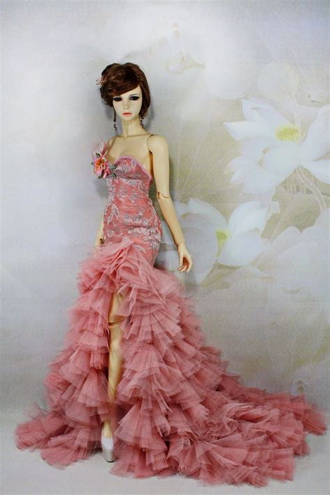 Pin By The Introverted Momma On Dollyworld Dress Barbie Doll Barbie Pink Dress Barbie Dress