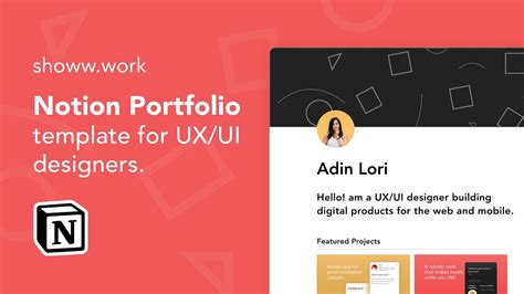 UI UX Designer Notion Portfolio Template YouTube