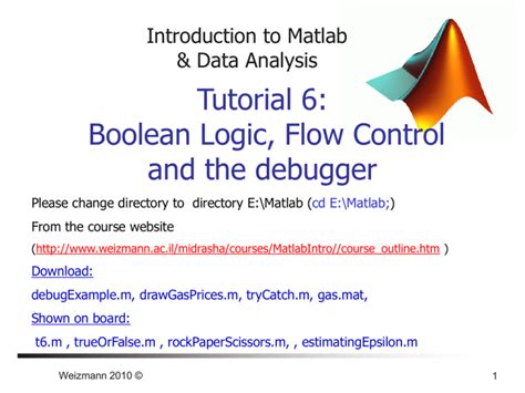 introduction to matlab and data analysis