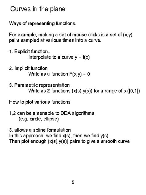 cs 426 lecture 6 splines and splinegons