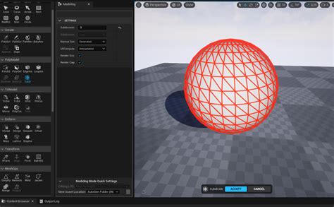 Tutorial Creating Highpoly Meshes For Nanite Using Editor Modeling