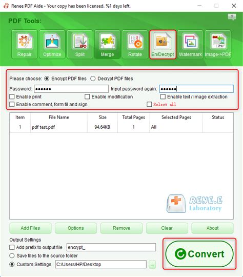 how to encrypt a pdf here re 6 pdf encryption tools rene e laboratory