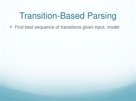 dependency parsing and feature based parsing ppt download