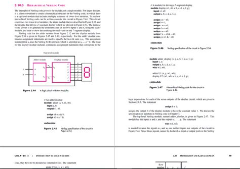4 write hierarchical verilog code similar to the