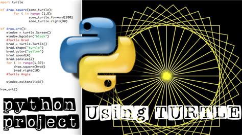 Python Simple Project By Using TURTLE YouTube