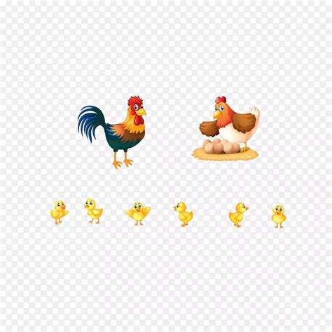 矢量精致卡通家禽小雏鸡PNG图片素材下载 图片编号yollabkq 免抠素材网