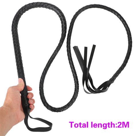 2m Long Sex Whip Pu Leather Spanking Paddle Sex Tools For Couples Women Men Erotic Toys