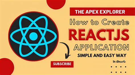 How To Create React App In Telugu ReactJs In Telugu React In Telugu