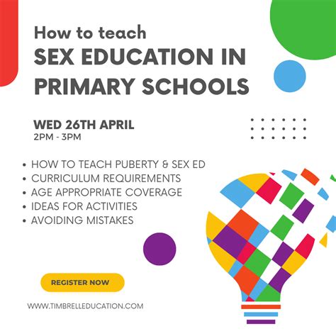 How To Teach Sex Education In Primary Schools Timbrell Education