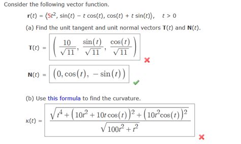 solved consider the following vector function r t 5t2