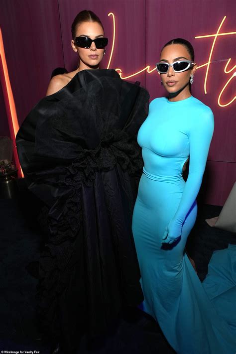 Kim Kardashian Puts Her Iconic Curves Front And Center In Tight Dress At The Vanity Fair Oscar