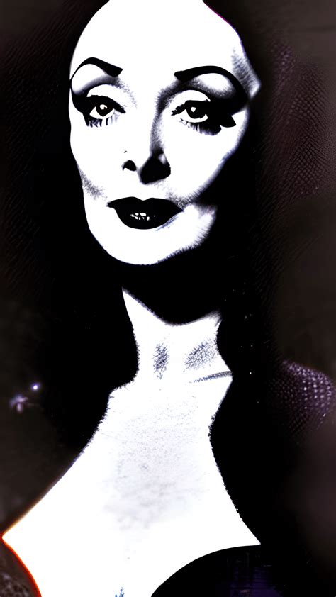 Madam Carolyn Jones Morticia Addams Graphic · Creative Fabrica