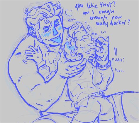 Rule 34 Eddie Dear Welcome Home Making Out Malemale Male Only Saliva Size Difference Wally