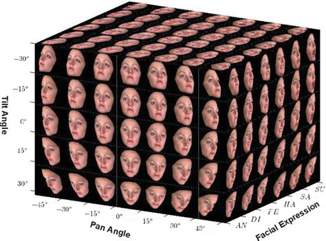 figure 2 from non frontal view facial expression recognition based on ergodic hidden markov
