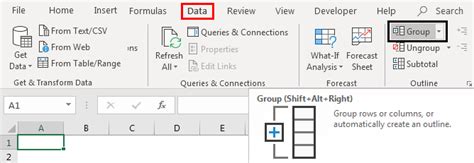 Grouping Columns In Excel How To Enable Grouping Columns