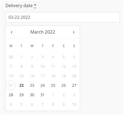 Date Picker Calendar Field Wombat Plugins