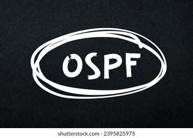 Ospf Protocol Open Shortest Path First Stock Illustration 2395825975