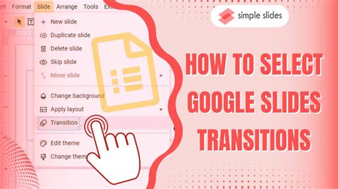 Learn How To Select Google Slides Transitions