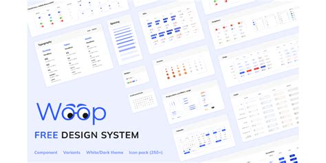 Woop Free Design System Figma