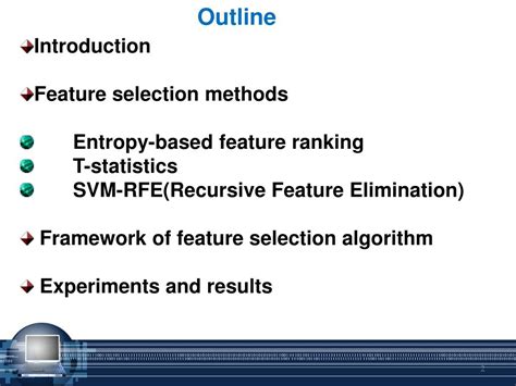 ppt a genetic algorithm based method for feature subset selection powerpoint presentation id