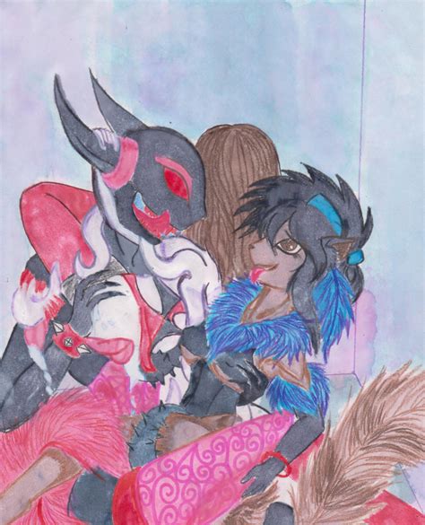 Rule 34 Catgirl Clothing Drag Female Oral Slenderwoman Tentacle Trio Zalgo Zalgo Creepypasta