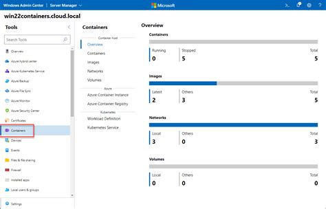 iis to docker image with windows admin center virtualization howto