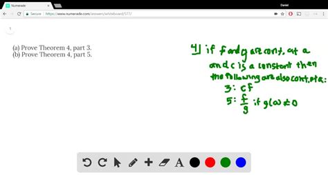 solved a prove theorem 4 part 3 b prove theorem 4 part 5