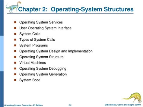 ppt chapter 2 operating system structures powerpoint presentation free download id 2215668