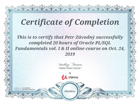 oracle pl sql fundamentals vol i and ii course finished
