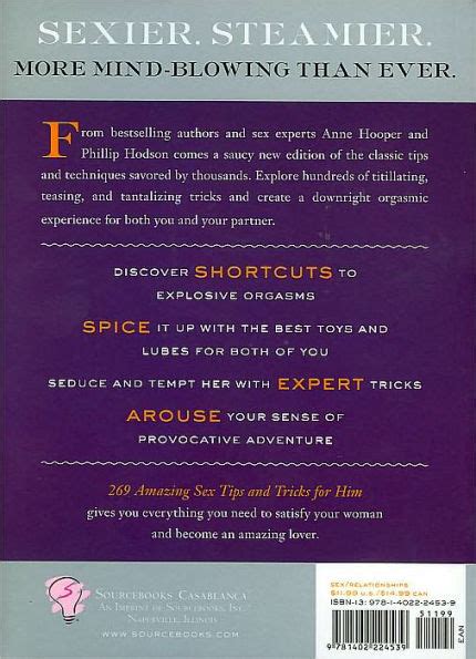 269 amazing sex tips and tricks for him by anne hooper phillip hodson paperback barnes and noble®