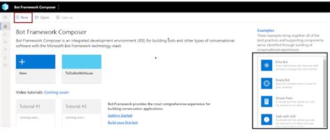 bot framework composer setup and build a bot msdevbuild